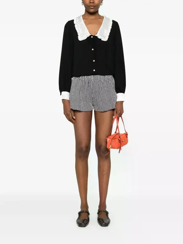 NISSA Contrasting-trim Shirt