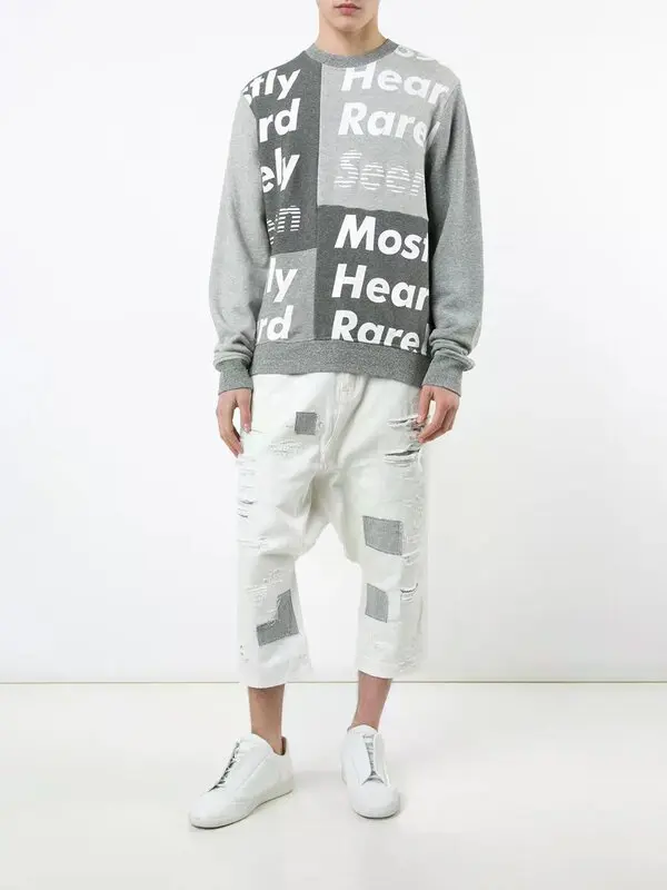 MOSTLY HEARD RARELY SEEN Logo Print Sweatshirt