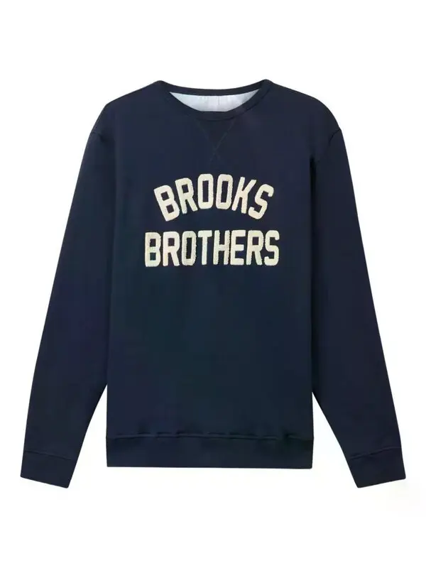 Brooks Brothers Logo-embroidered Terry Sweatshirt