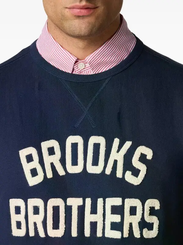 Brooks Brothers Logo-embroidered Terry Sweatshirt