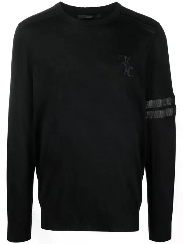 BILLIONAIRE Snakeskin-effect Fine-knit Jumper