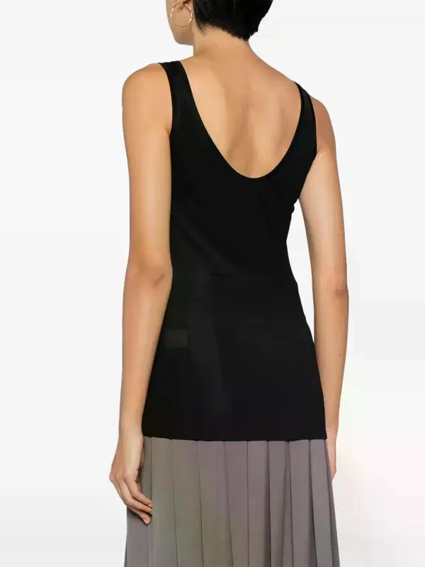 PETER DO Sleeveless Scoop-neck Top