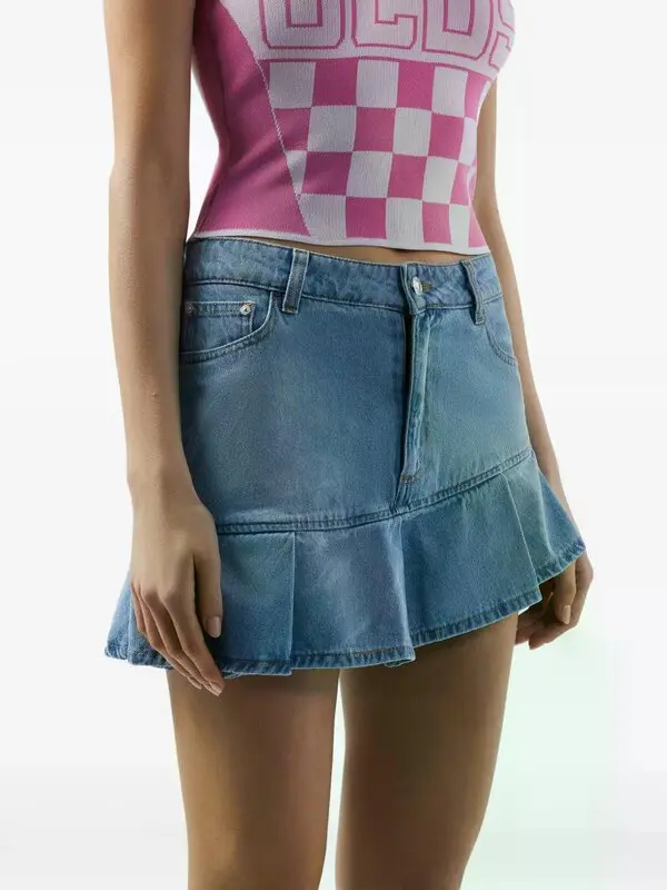 Gcds Pleated Miniskirt