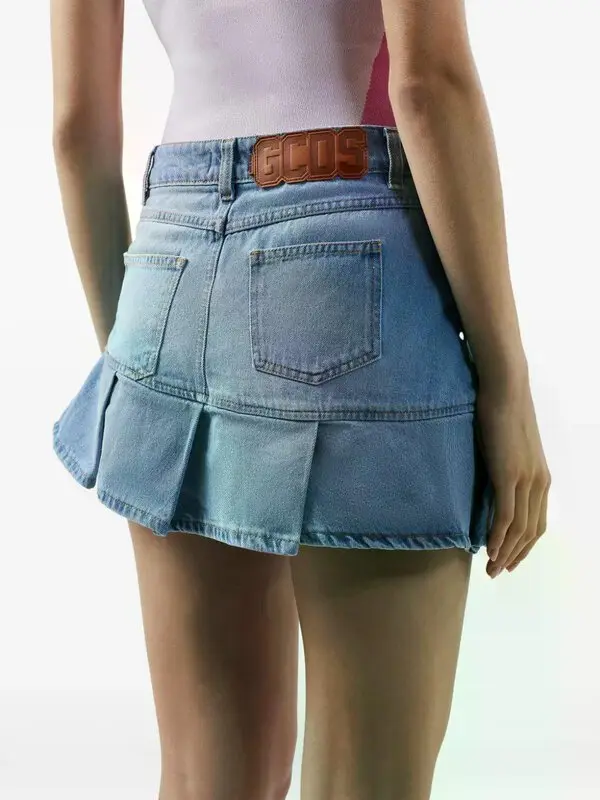 Gcds Pleated Miniskirt