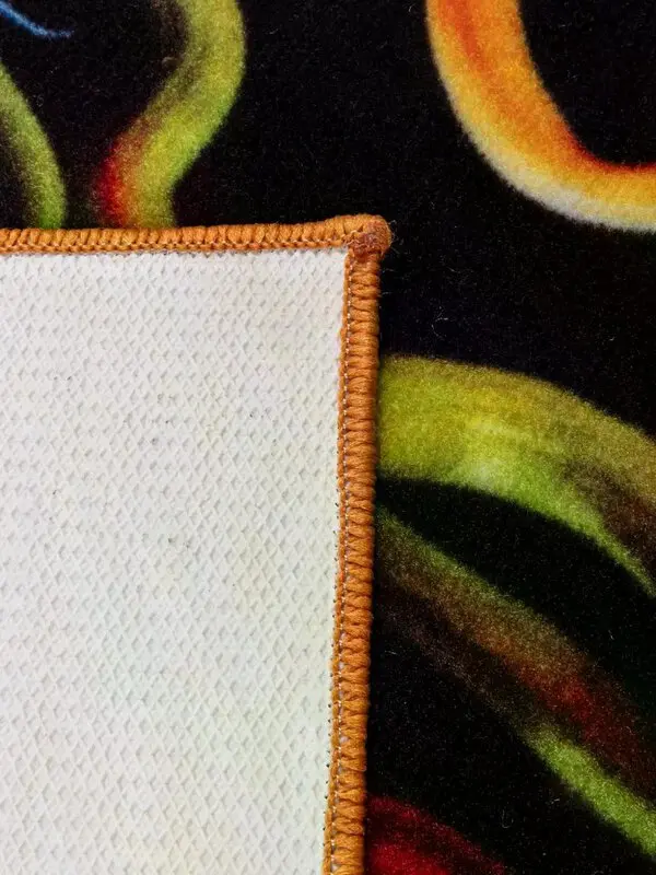 SELETTI Snake-print Rectangular Mat