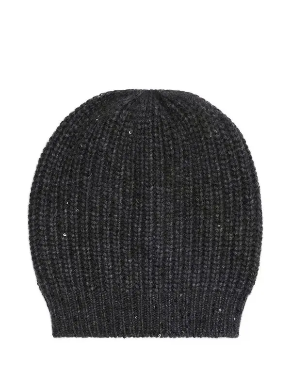 Brunello Cucinelli Chunky Knit Beanie Hat
