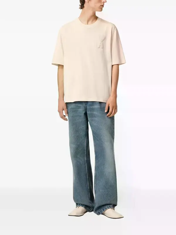 AMI Paris De Coeur Patch T-shirt