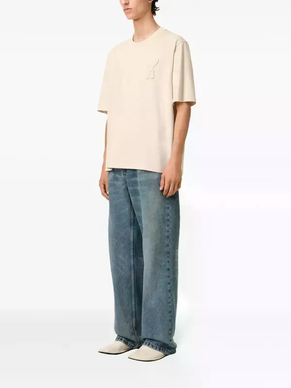 AMI Paris De Coeur Patch T-shirt