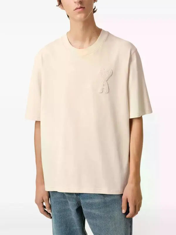AMI Paris De Coeur Patch T-shirt