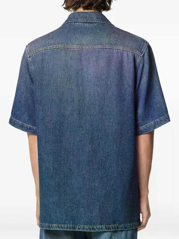 Versace Medusa Biggie Denim Shirt