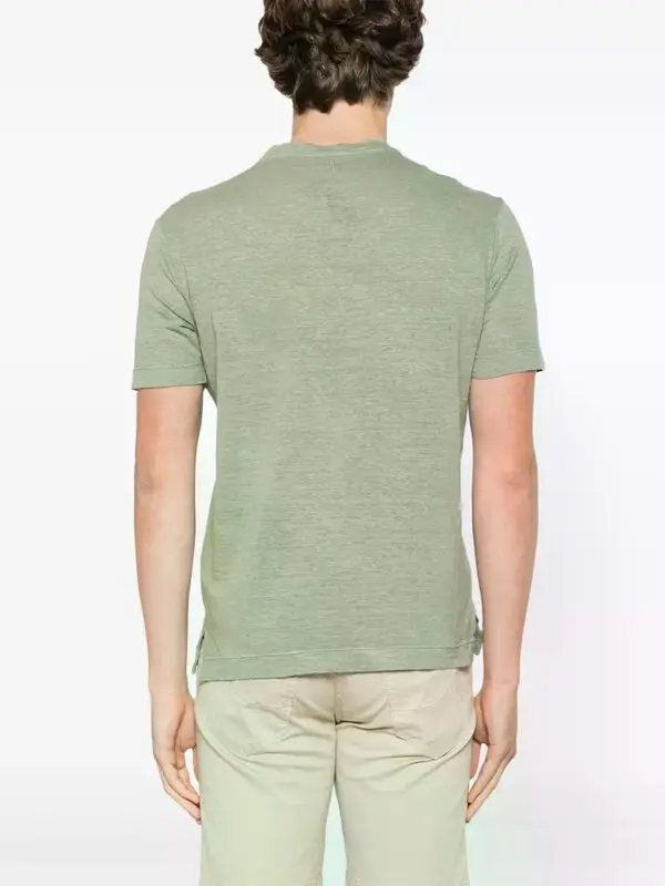 Canali Linen T-shirt - Green