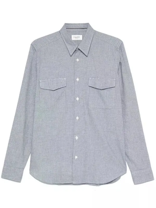TINTORIA MATTEI 954 Dogtooth-pattern Shirt