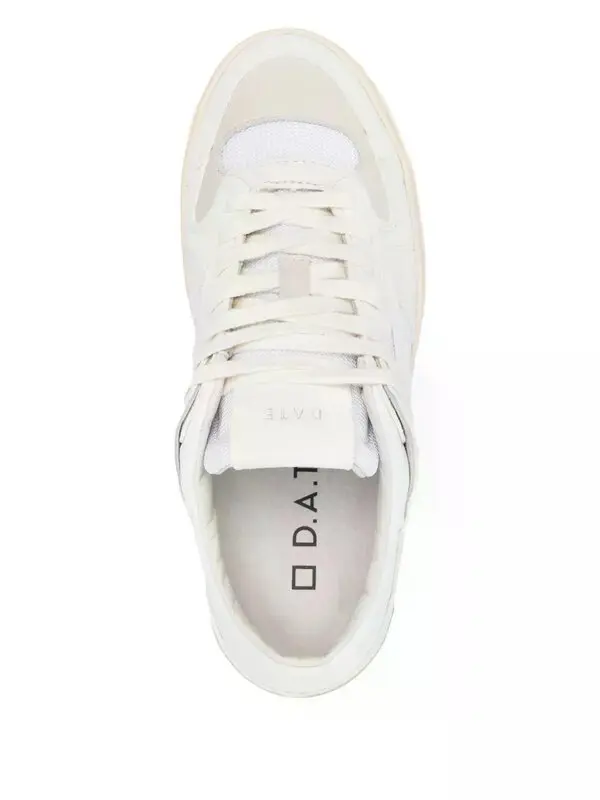 D.a.t.e. Panelled Sneakers - Neutrals