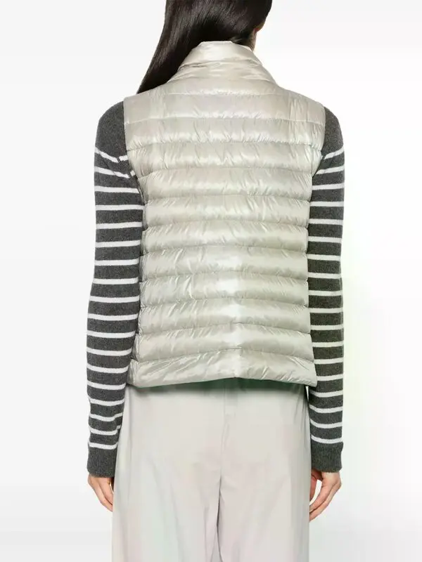 Herno Reversible Padded Gilet - Grey