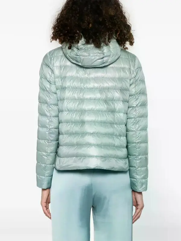 Herno Padded Jacket With Drawstring Hood - Blue