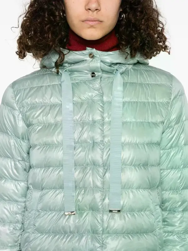 Herno Padded Jacket With Drawstring Hood - Blue