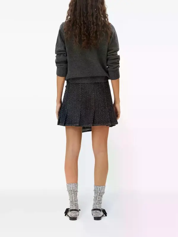 GANNI Embroidered Logo Jumper