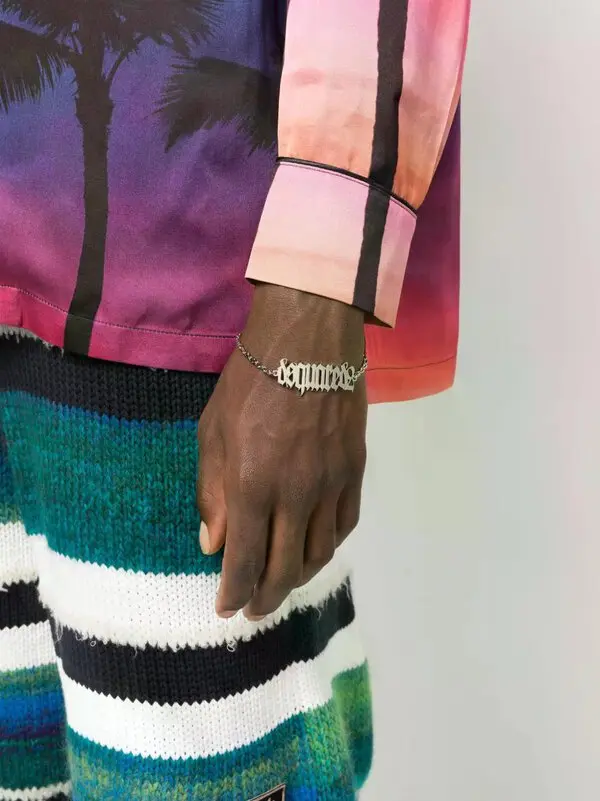 Dsquared2 Logo Pendant Bracelet