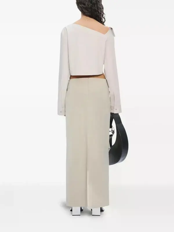 HELIOT EMIL High-waisted Haematite Skirt