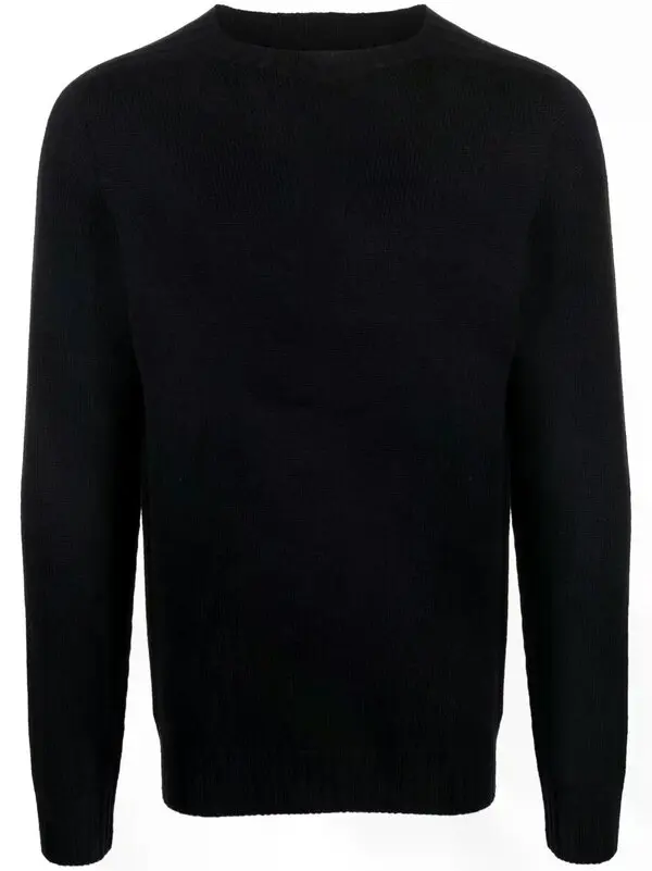 DONDUP Long-sleeve Knitted Wool Jumper - Blue