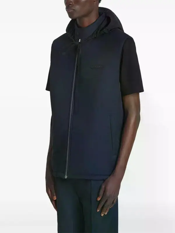 LANVIN Gilet With Detachable Hood