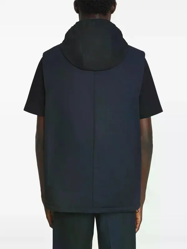 LANVIN Gilet With Detachable Hood