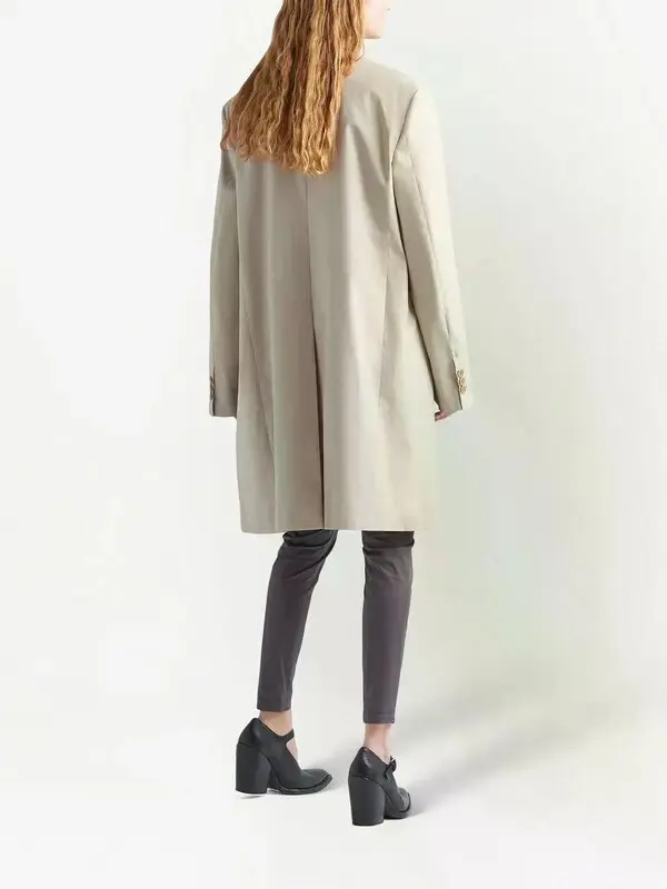 Prada Single-breasted Cotton Coat