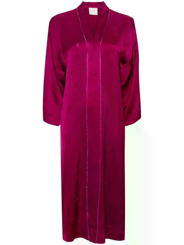 FORTE_FORTE Star-jacquard Satin Coat