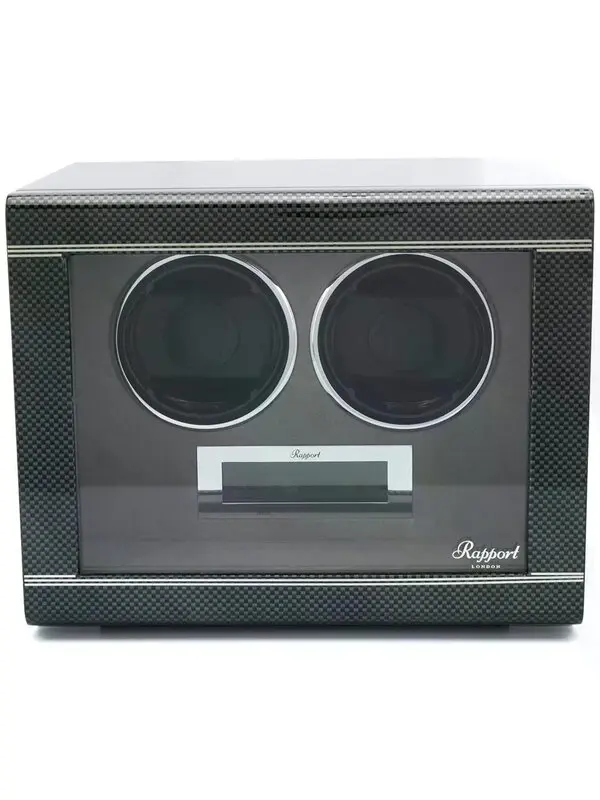 RAPPORT LONDON Formula Double Watch Winder - Black