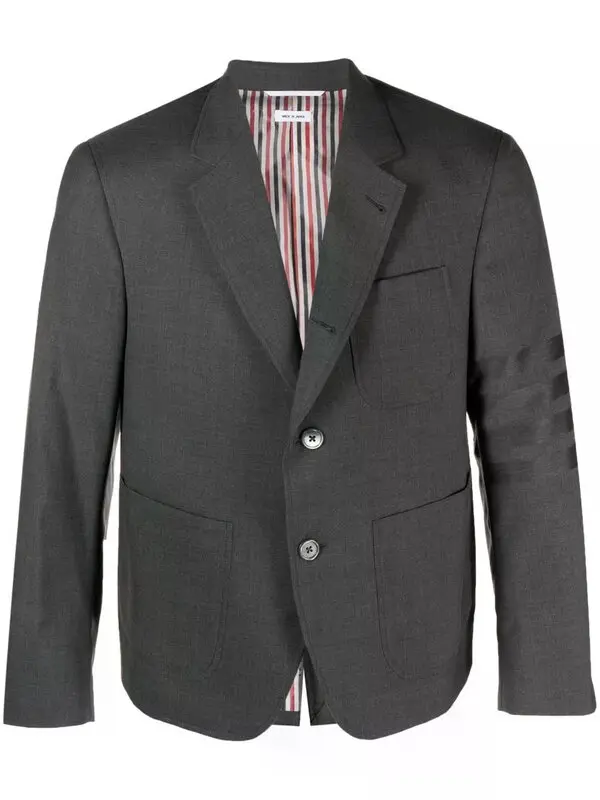 Thom Browne 4-bar Stripe Jacket - Grey