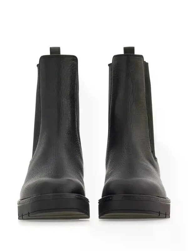 FERRAGAMO Leather Chelsea Boots