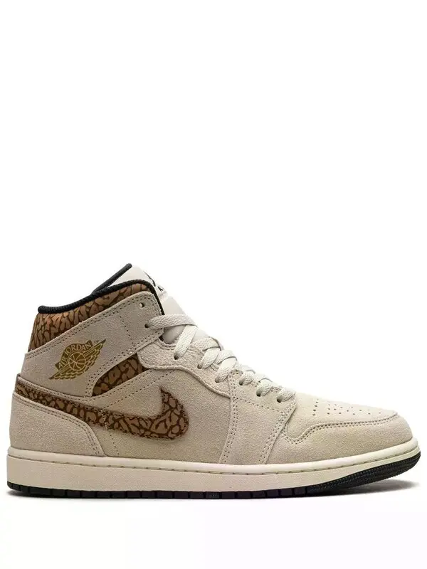 JORDAN Air 1 Mid Brown Elephant Sneakers