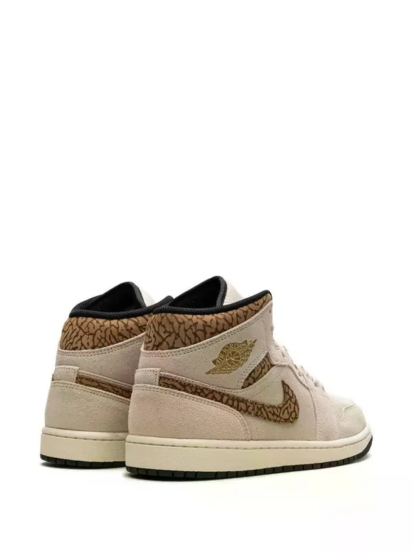 JORDAN Air 1 Mid Brown Elephant Sneakers