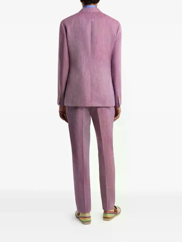 Etro Slub-texture Blazer - Pink