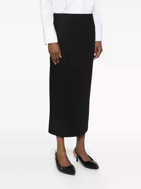 Carven Wool Midi Skirt