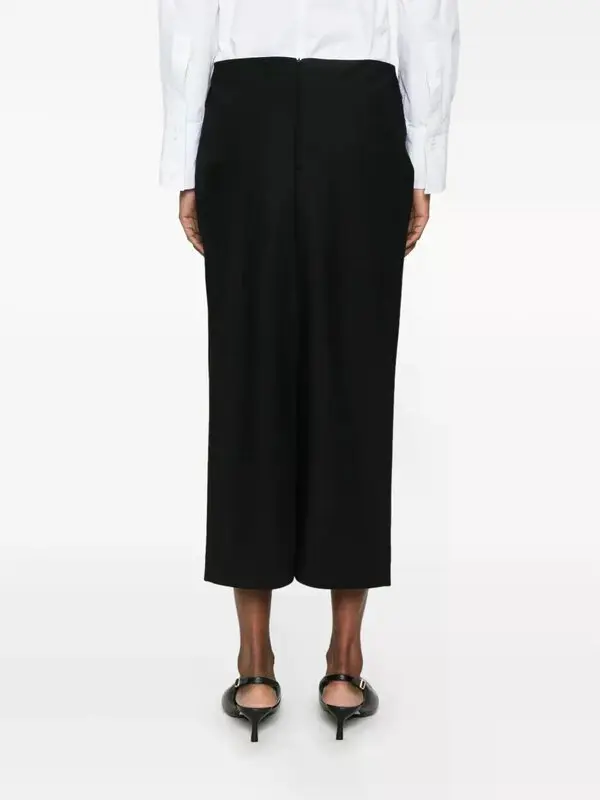 Carven Wool Midi Skirt