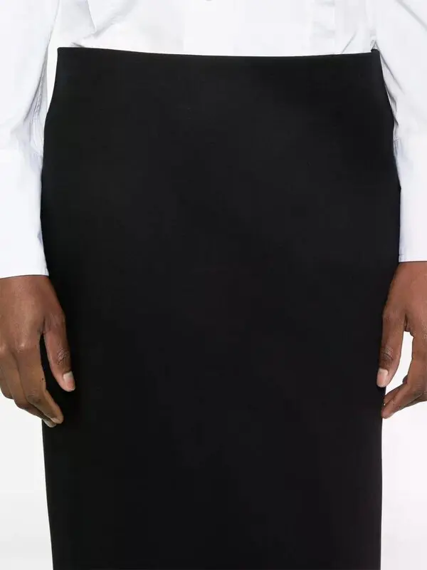 Carven Wool Midi Skirt