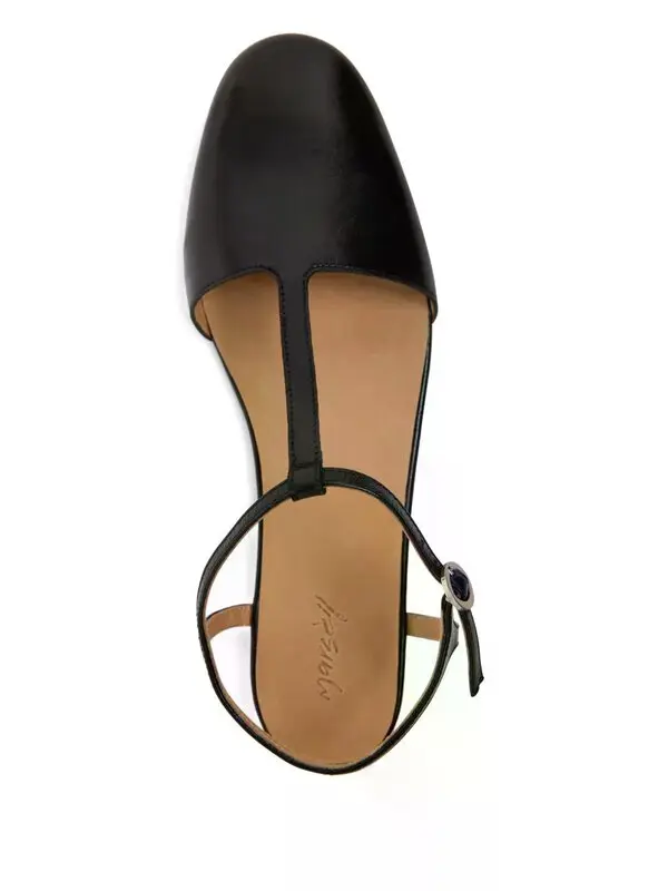 Marsèll Distesa Leather Flat Pumps - Black