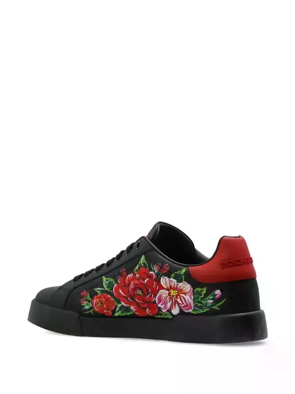 Dolce & Gabbana Floral-print Sneakers