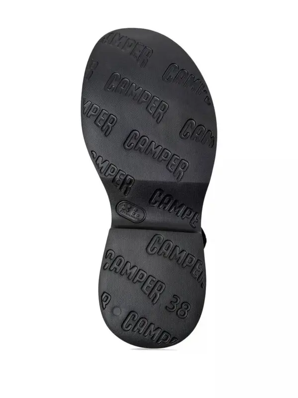 Camper Tasha Buckle-strap Platform Sandals - Black