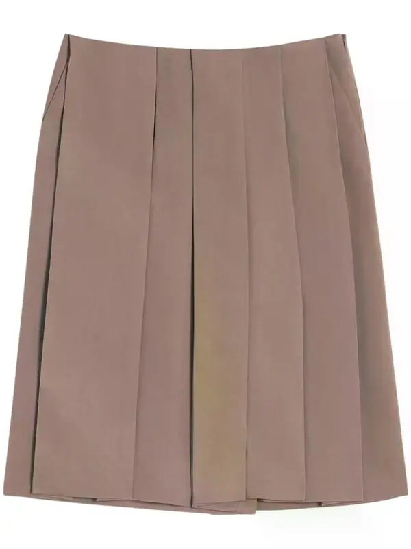 LANVIN Pleated Culotte Shorts