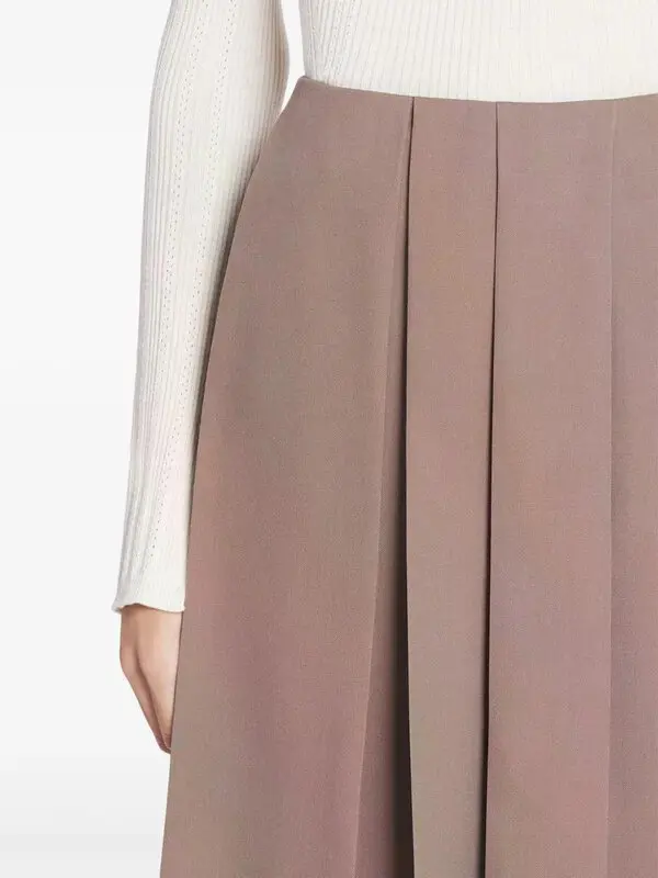 LANVIN Pleated Culotte Shorts
