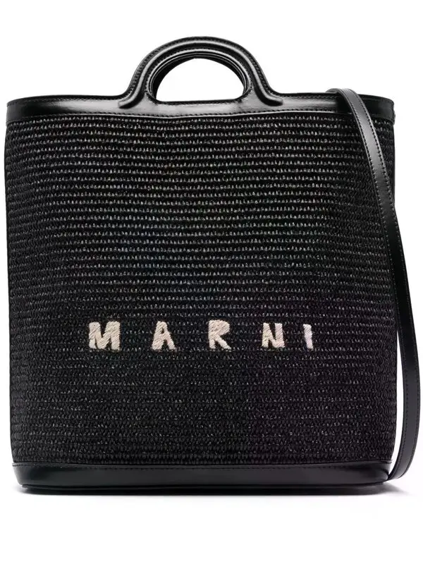 Marni Tropicalia Raffia Tote Bag