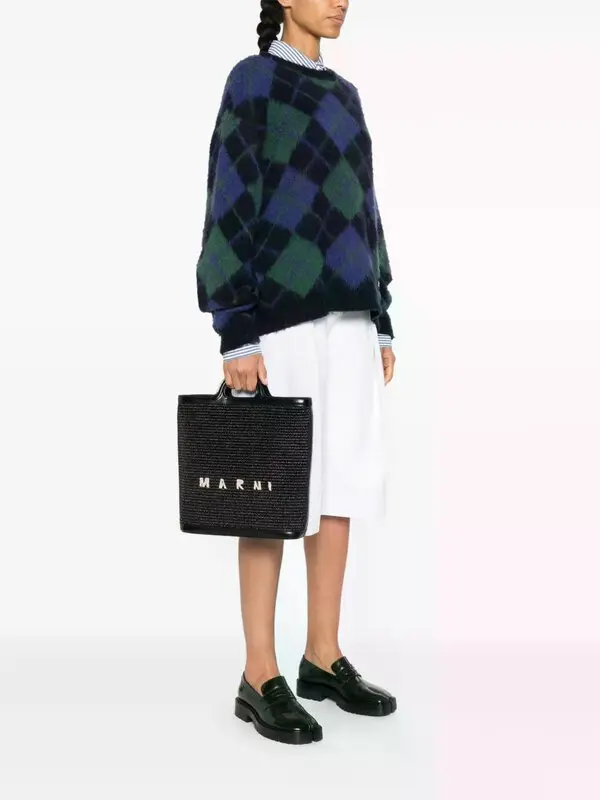 Marni Tropicalia Raffia Tote Bag