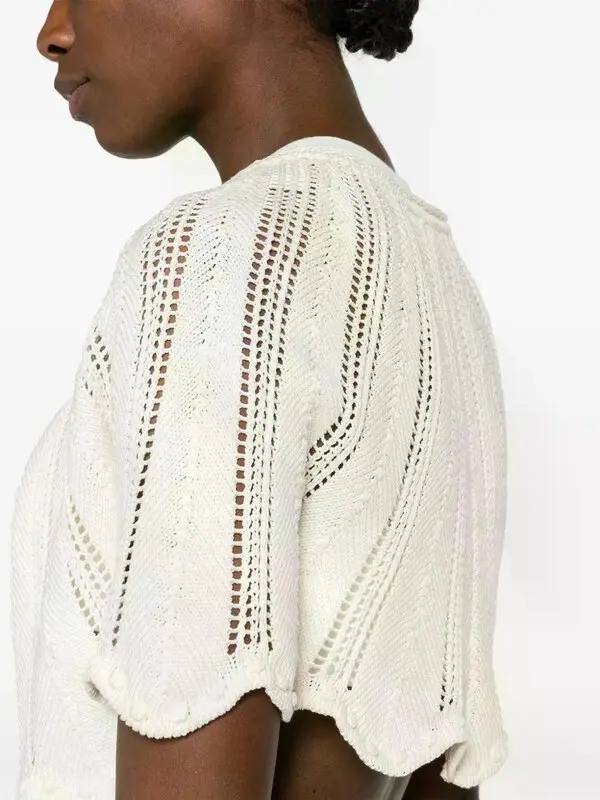 FORTE_FORTE Ribbed-knit Cotton Miniskirt