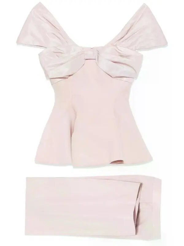 SAIID KOBEISY Draped Bow Set