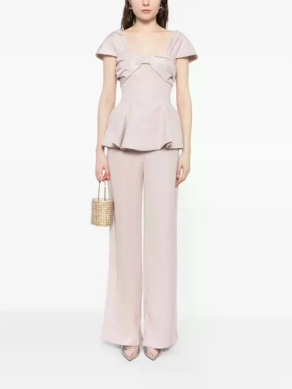 SAIID KOBEISY Draped Bow Set