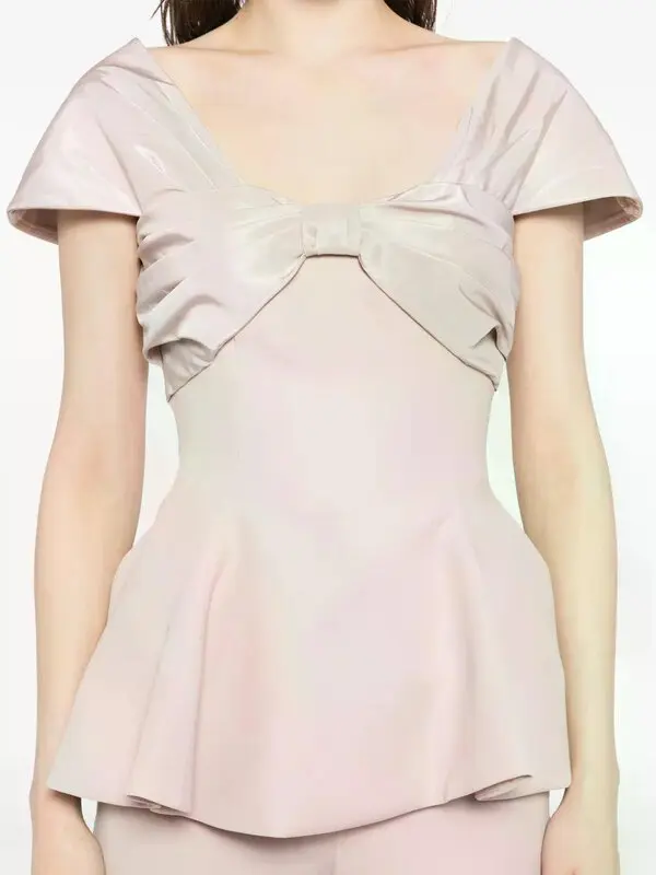 SAIID KOBEISY Draped Bow Set