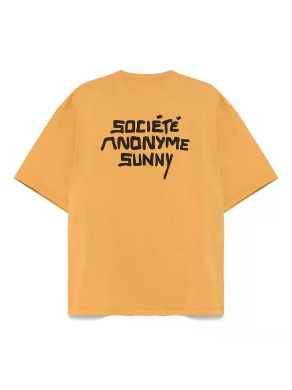 SOCIETE ANONYME Logo-print T-shirt - Yellow