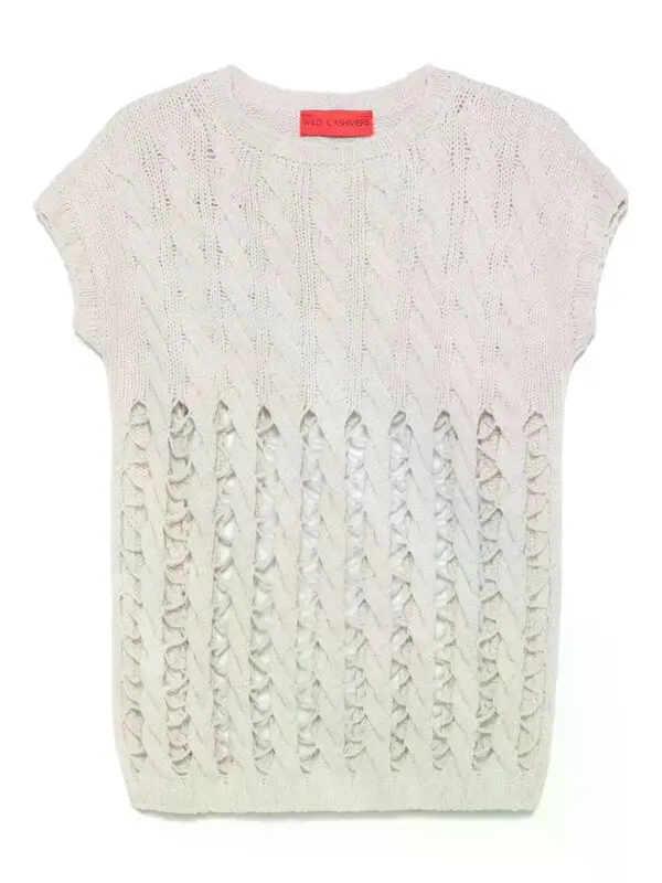 WILD CASHMERE Licia Top - Neutrals
